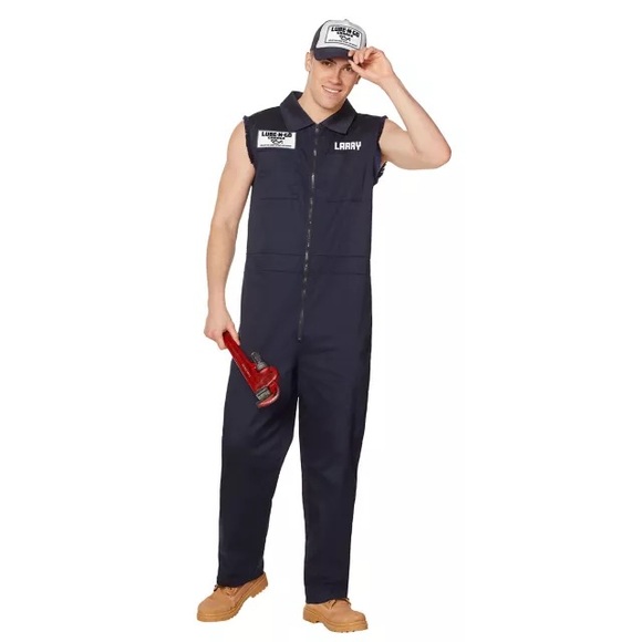 Spirit | Other | Spirit Halloween Mens Lubengo Garage Mechanic Jumpsuit ...
